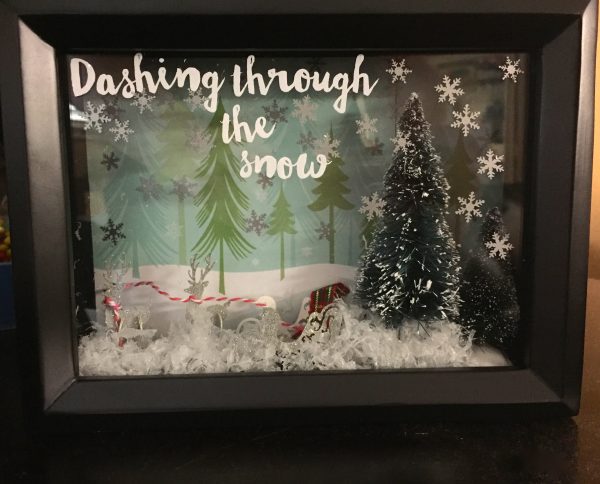DIY Christmas Shadow Box - Everyday Party Magazine