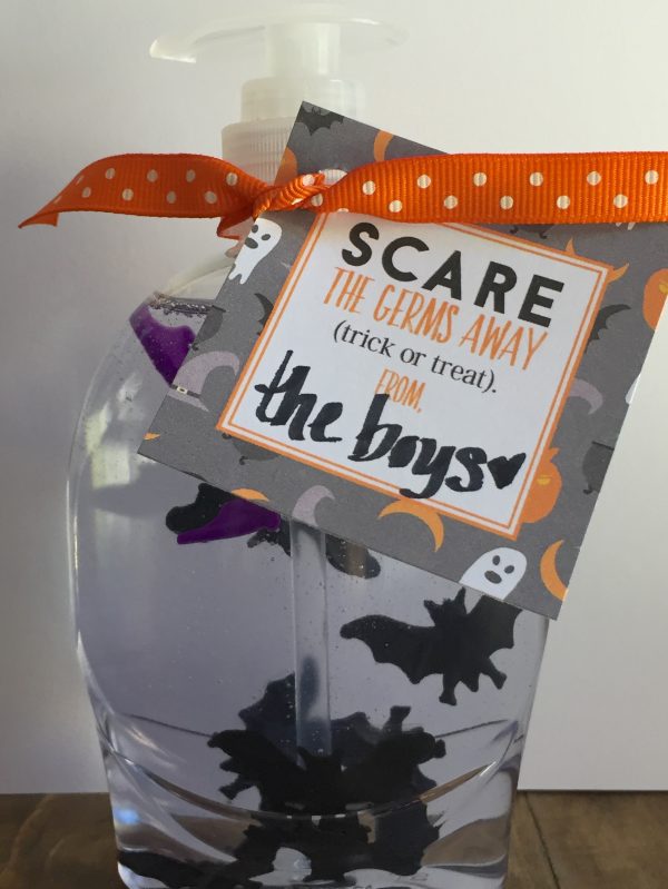 Scare Away the Germs Printable Tag and DIY - Everyday Party Magazine