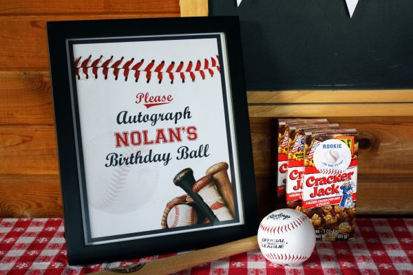 Let's Play Ball Printable Baseball Signs - Everyday Party Magazine