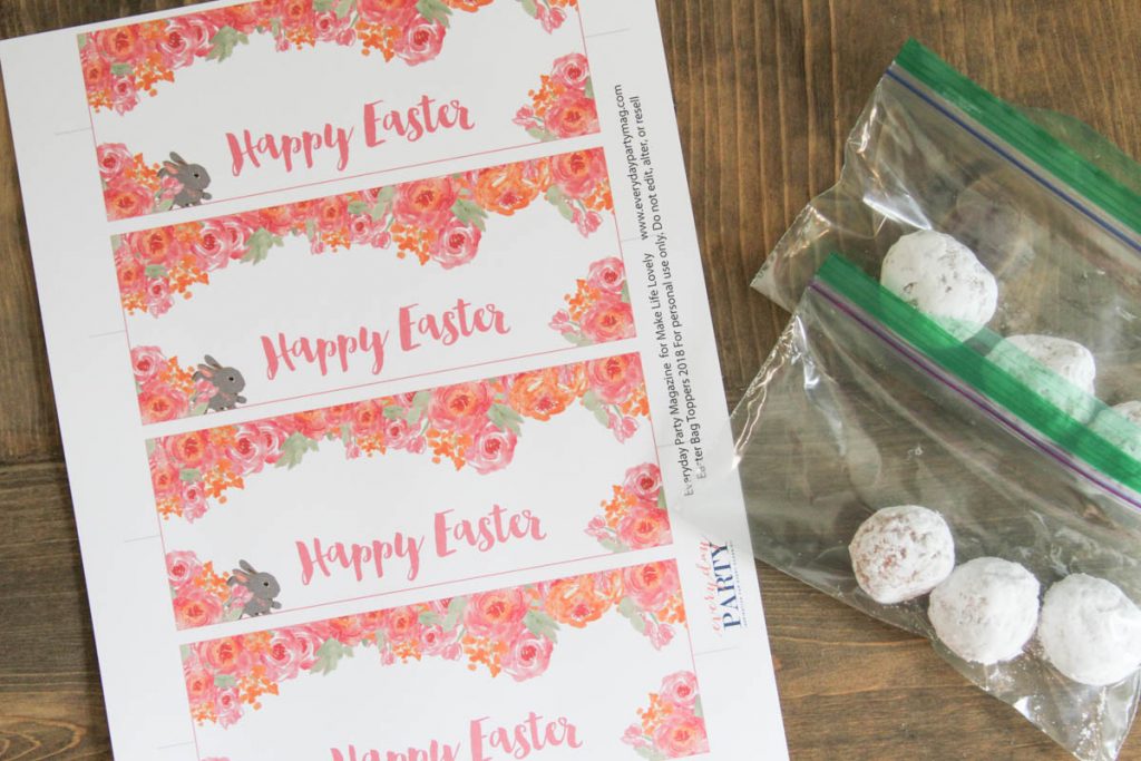 Happy Easter Bunny Tail Treats - Everyday Party Magazine