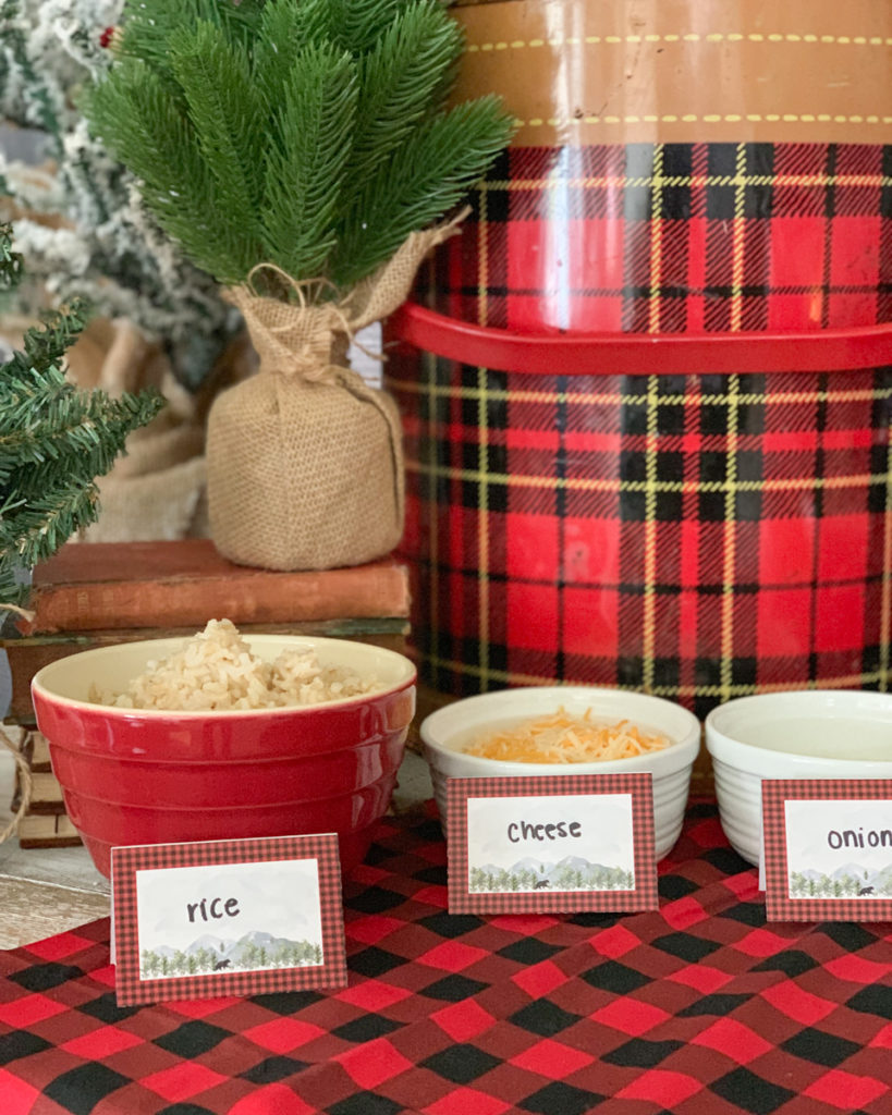 Rustic Woodland Chili Bar Party - Everyday Party Magazine