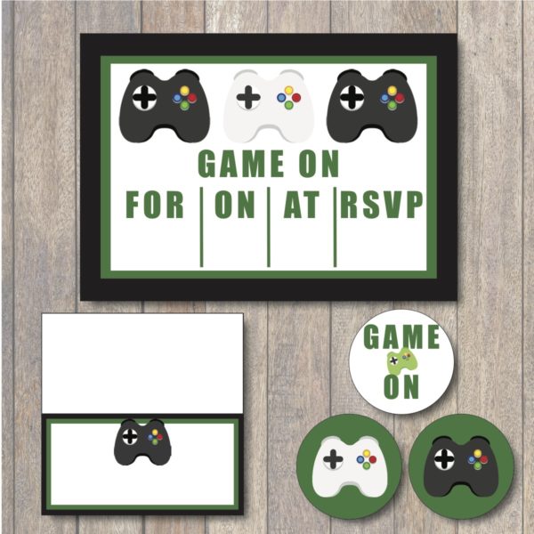 Gaming Party Printable Party Package - Everyday Party Magazine