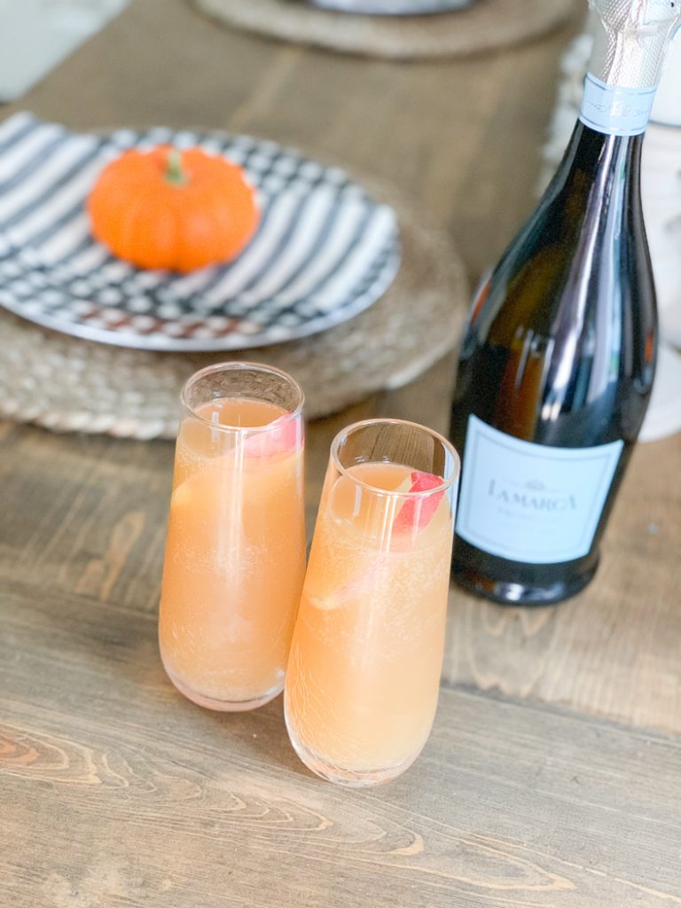 Easy Fall Mimosa Recipe - Everyday Party Magazine