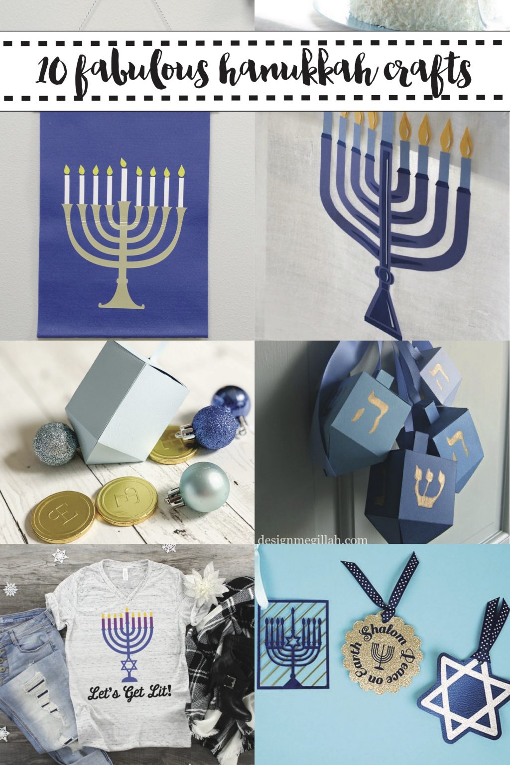 10 Fabulous Hanukkah Crafts - Everyday Party Magazine
