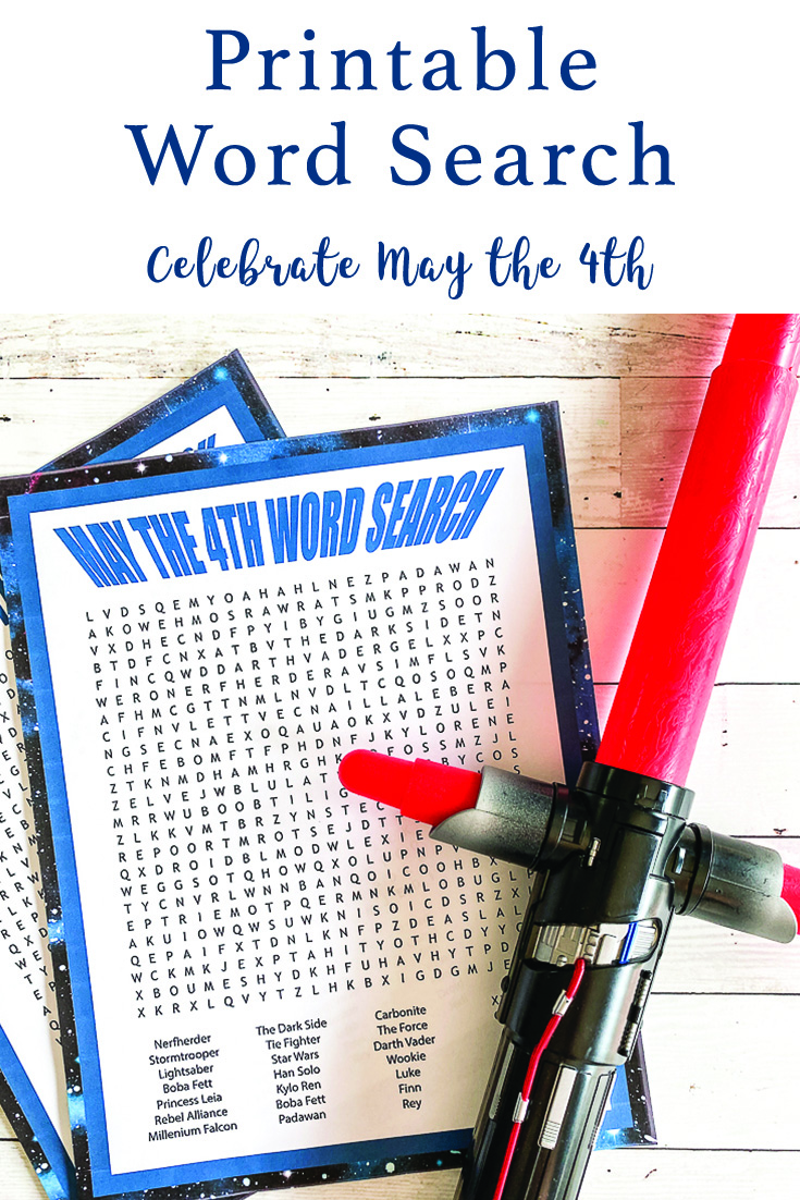 Star Wars Printable Word Search - Everyday Party Magazine