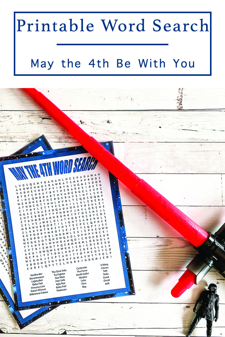 Star Wars Printable Word Search - Everyday Party Magazine
