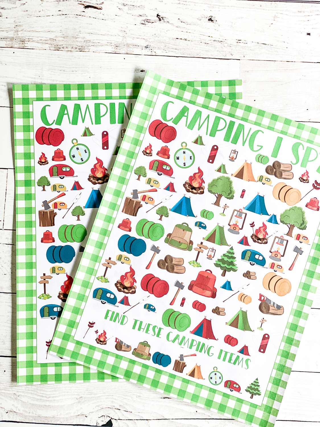 Camping Themed I Spy Printable - Everyday Party Magazine