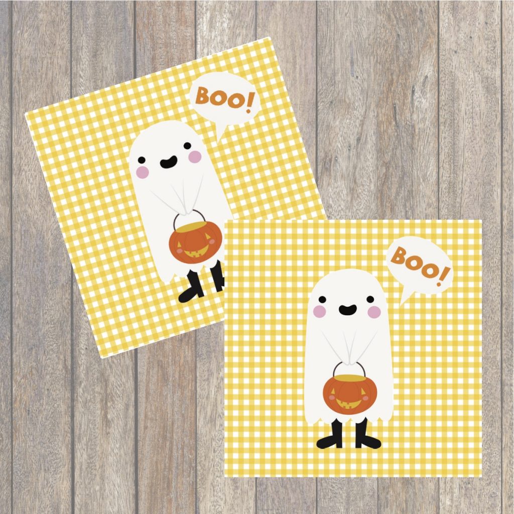 Halloween Ghost Printable Tags - Everyday Party Magazine
