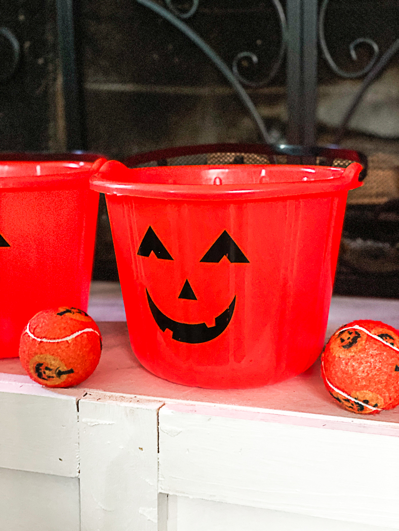 Halloween Bucket Toss Game - Everyday Party Magazine