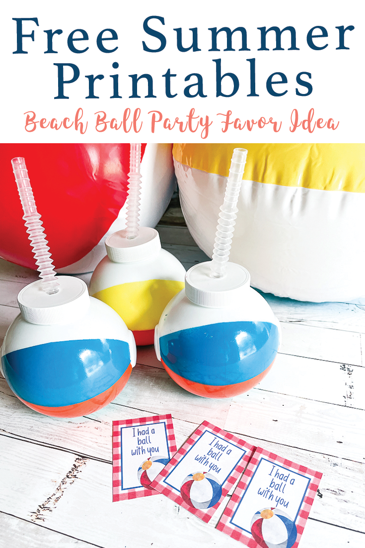 Free Beach Party Printables - Everyday Party Magazine