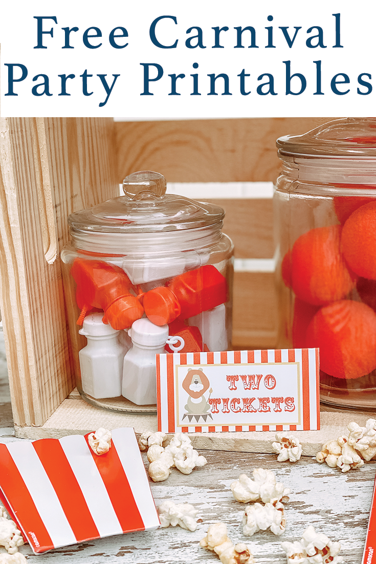 Carnival Theme Party Printables - Everyday Party Magazine
