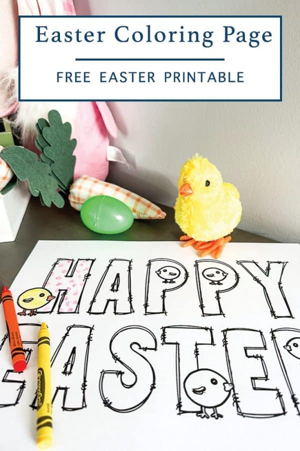 Free Easter Coloring Sheet - Everyday Party Magazine